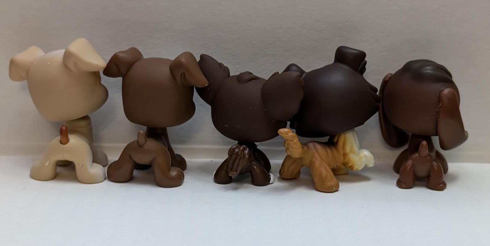 Hasbro Littlest Pet Shop LPS Pack of 5 Boxer 83, Blond Boxer 235 ...