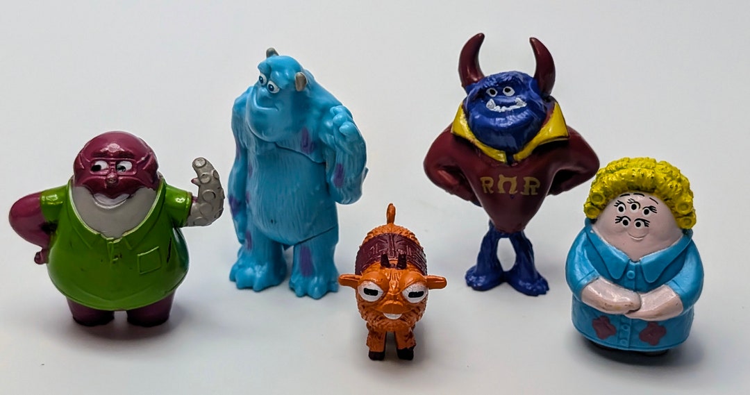Disney - Monsters Inc - Miniature Figure Set - PVC Toys - 2'' Tall - Etsy