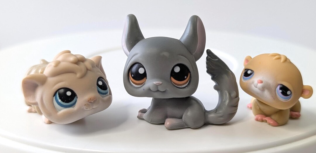 Hasbro - Littlest Pet Shop - LPS - Small Animals - Chinchilla #144 ...