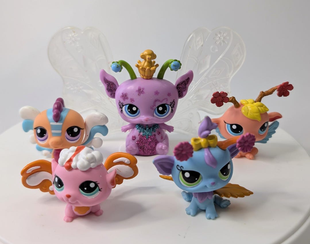 Hasbro - Littlest Pet Shop - LPS - Lot of 5 - Fairires - No: #2831 ...