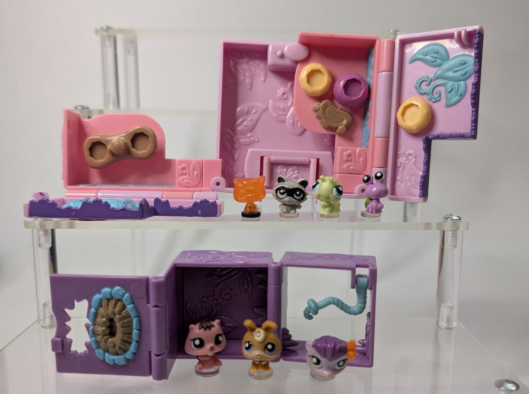 Hasbro - Littlest Pet Shop - LPS - Pop-up House and Figurines Lot - Etsy