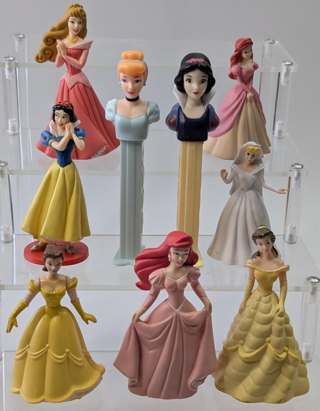 Disney Princess / Princess - Set of Action Figures - PVC Toys - 3.5 ...