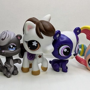 Hasbro - Littlest Pet Shop - LPS - Set of 6 - Horse #578, Cow #476 ...