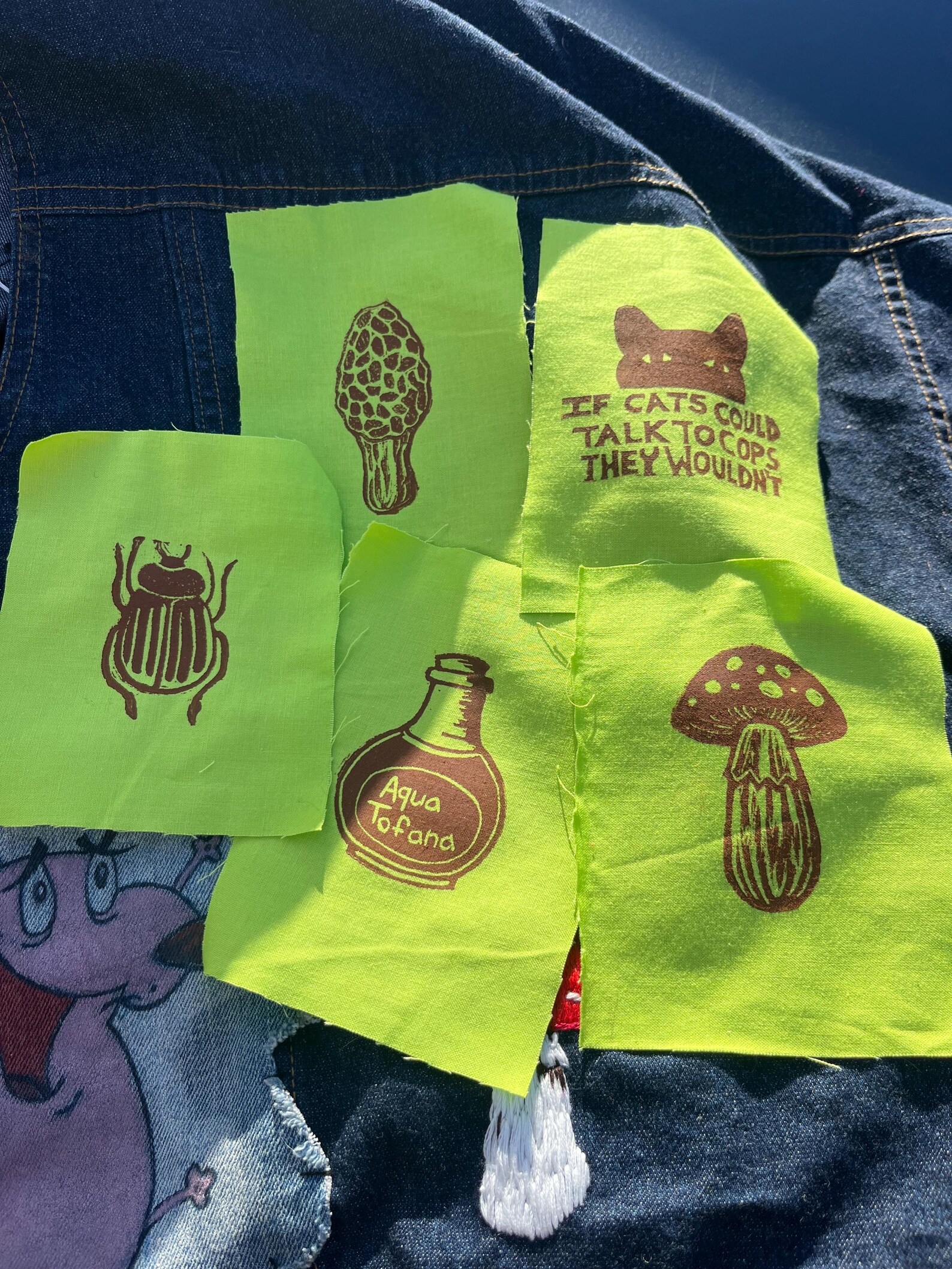 Deny Defend Depose Block Print Patch - Etsy