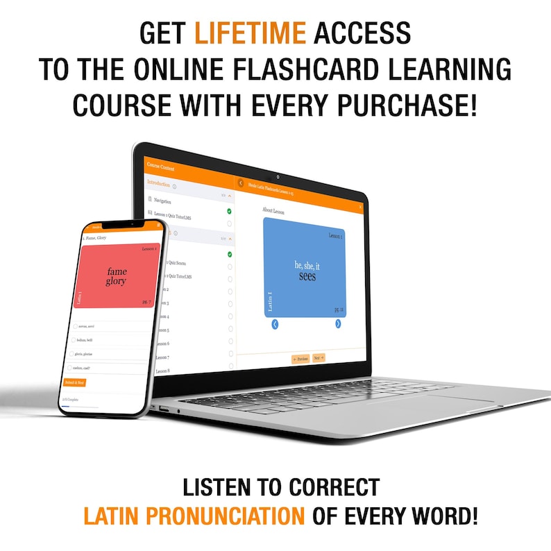 Laminated Latin Flashcards: Henle First Year Vocabulary, Challenge A ...