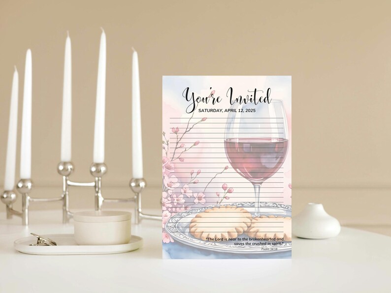 2025 Memorial Invitation | JW Letter Writing Printable | JW Stationery ...