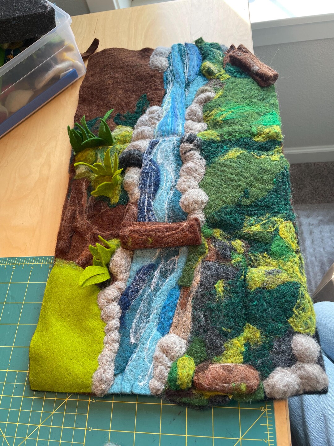 Nature Themed Wool Play Mat - Etsy
