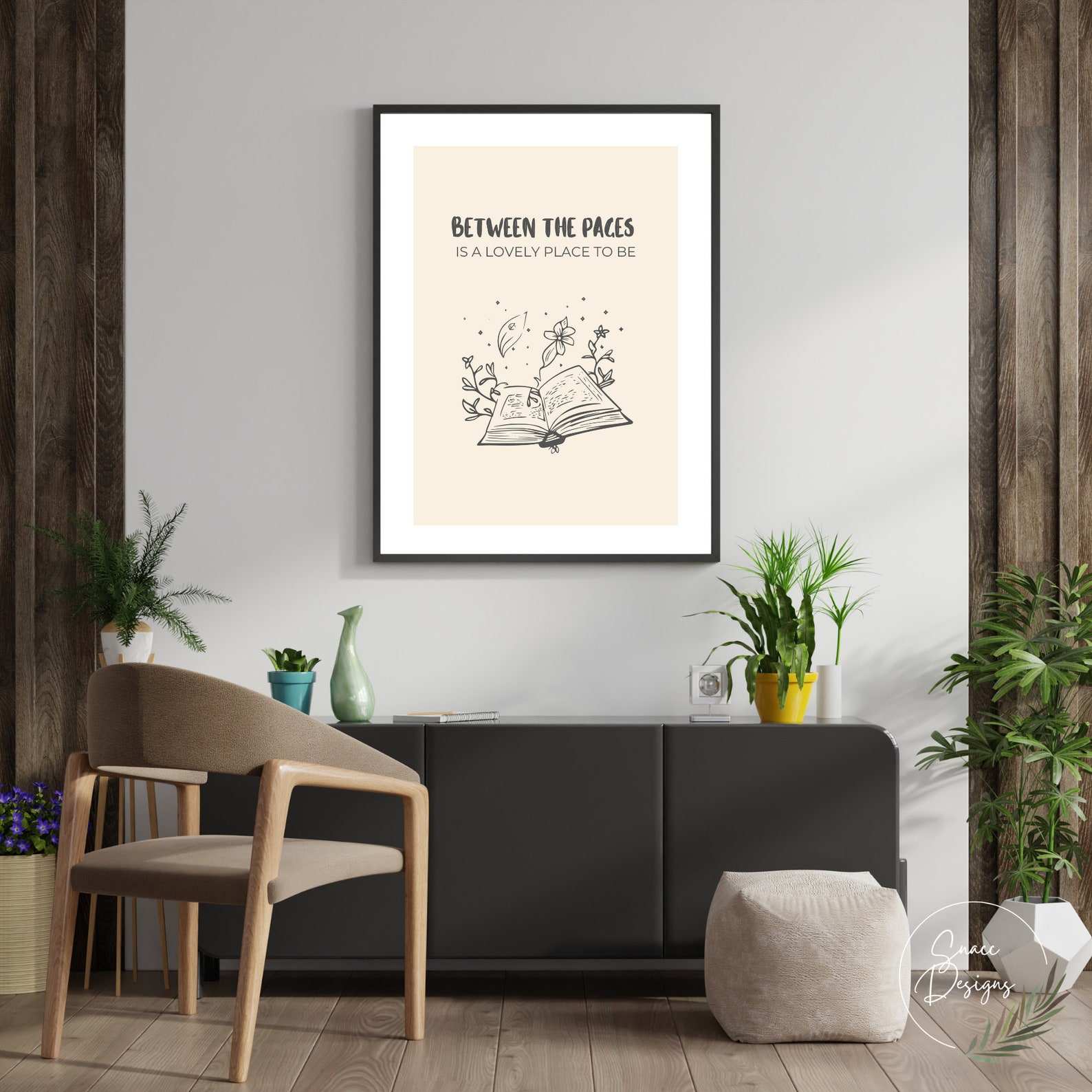 Between the Pages is A Lovely Place to Be, Book Digital Art, Printable ...