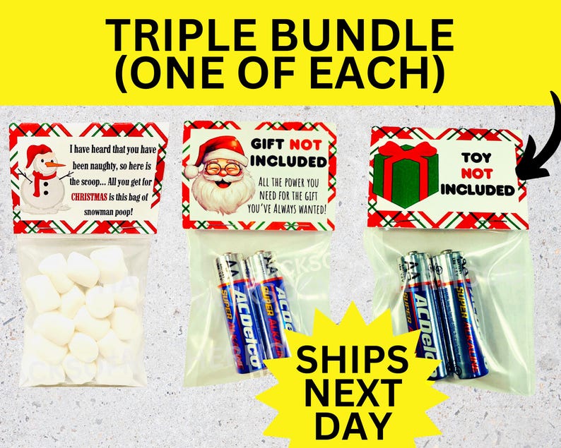 Funny Christmas Gag Gifts, White Elephant, Snowman Poop, Funny Stocking ...
