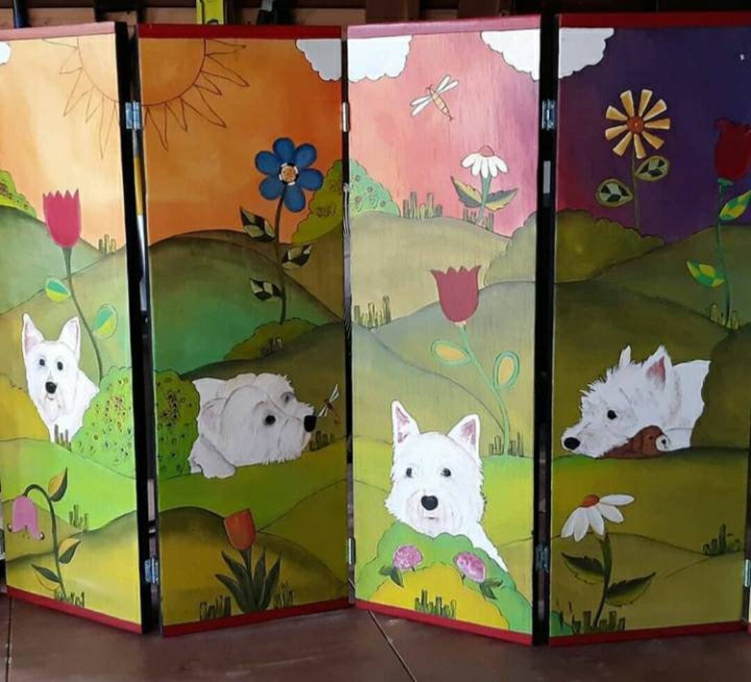 PET GATE, Custom Pet Gate, Dog Gate With Cat Door, Cat Litter Screen ...