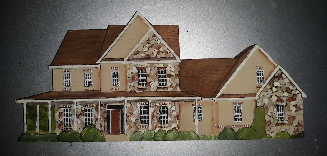 Custom Home Replica, Housewarming Gift, First Home Gift, Miniature of ...