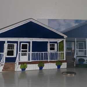 Custom Home Portrait Replica, Housewarming, First Home Ornament ...