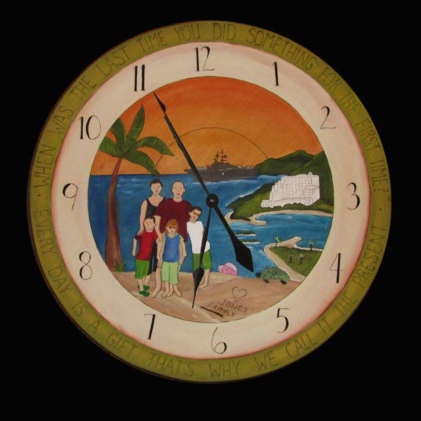 Custom Wood Clock - Etsy