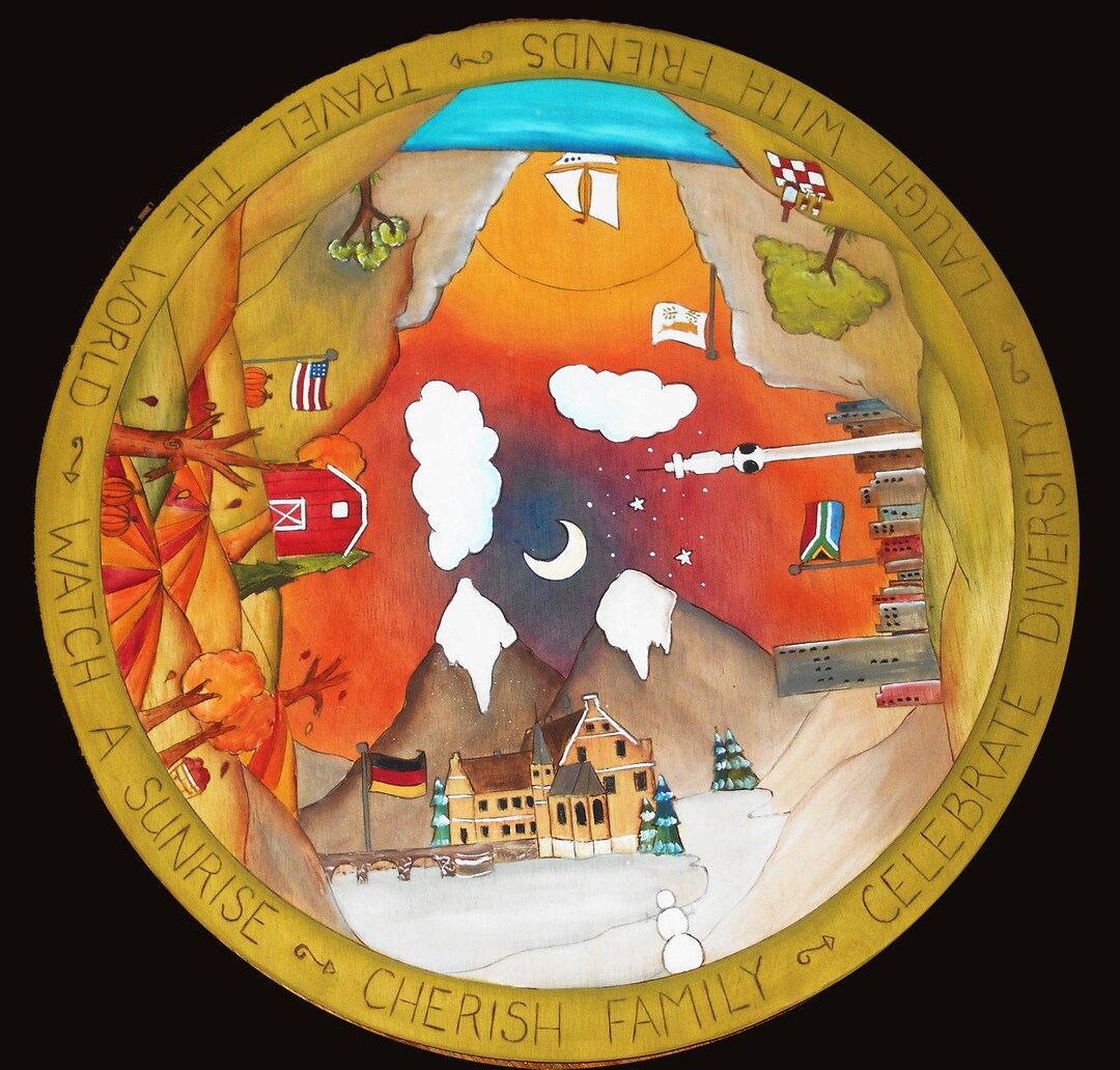 WOOD LAZY SUSAN, Wedding Gift, Personalized, Custom Designed, Table ...