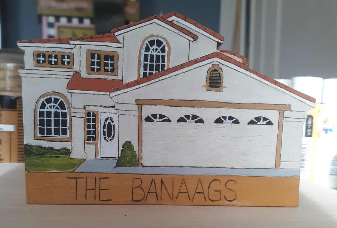 Custom Home Portrait, Housewarming Gift, Wooden House Decor, Replica of ...