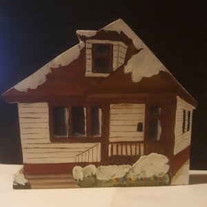 Custom Home Portrait Replica, Housewarming, First Home Ornament ...