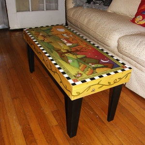 Personalized Coffee Table, Custom Designed, Painted, Living Room Table ...