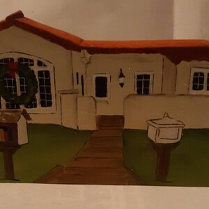 Custom Replica of Your Home, House Portrait, First Home Buyer Gifts ...