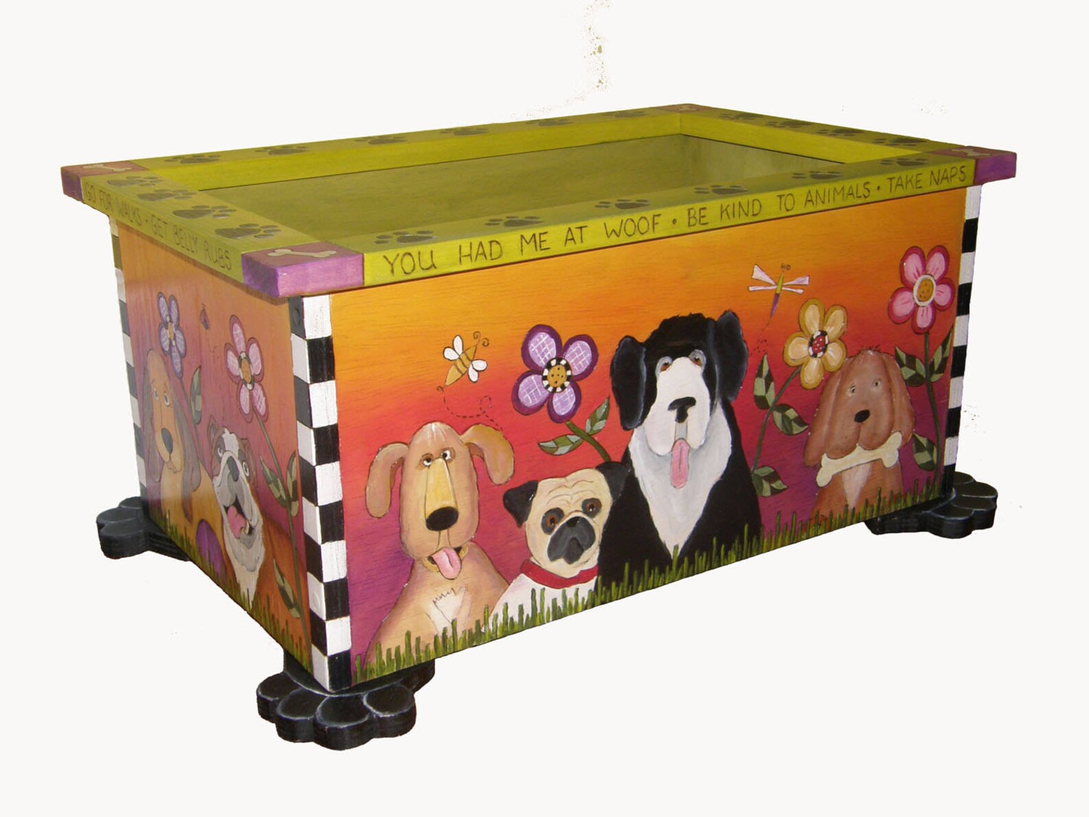 PET PORTRAIT TOY Box, Toy Box, Pet Storage, Pet Toy Box, Custom, Dog ...