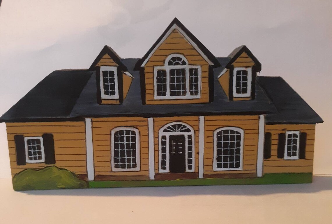Custom Replica of Your Home, House Portrait, First Home Buyer Gifts ...