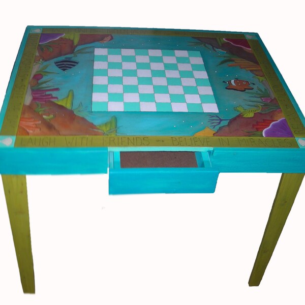 Square Game Table - Etsy