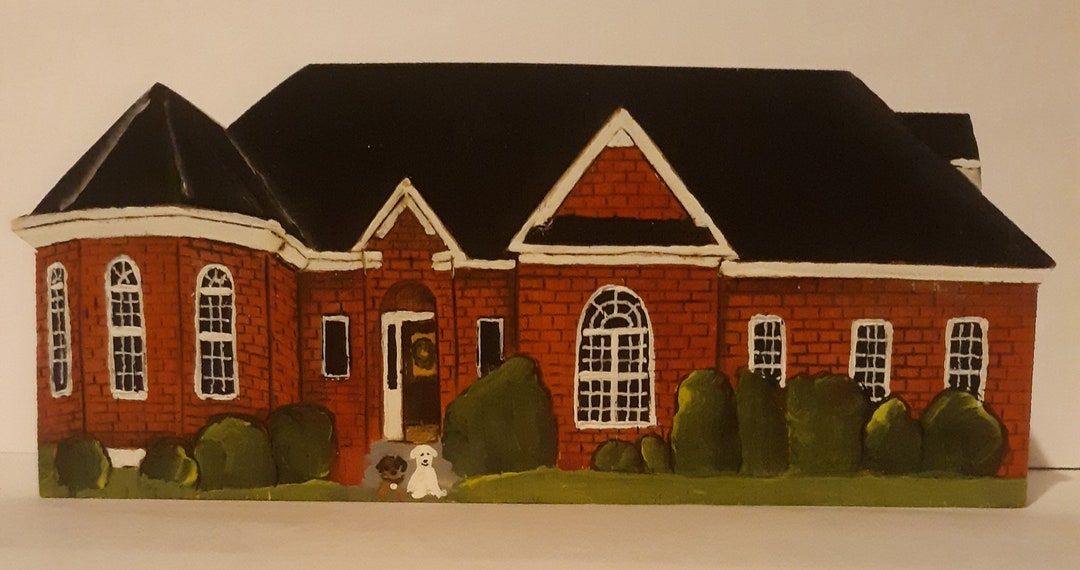 Custom Home Portrait Replica of Your Home Painted on Wood, Realtor ...