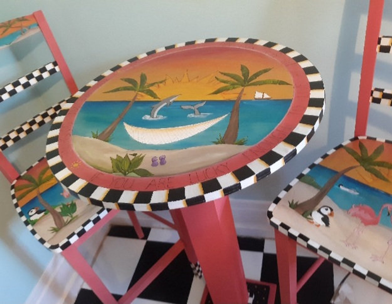 Bar Stools, Counter Height, Wood Bar Stools, Personalized, Painted ...