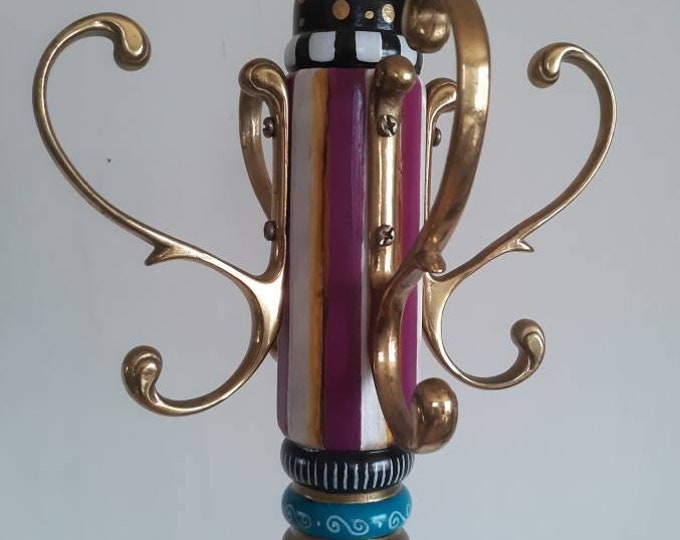 Painted Coat Rack Alice in Wonderland Floor Coat Tree Funky - Etsy