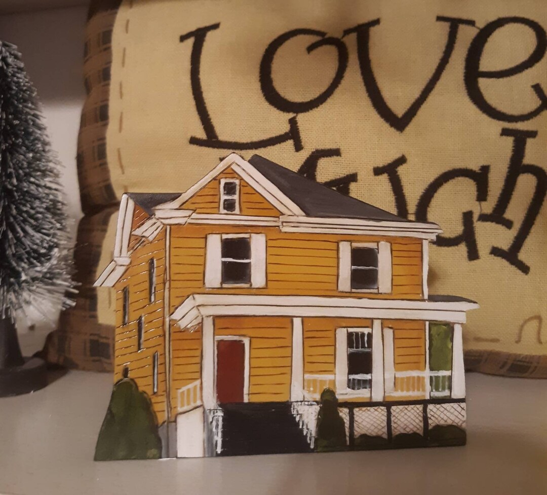 Handcrafted Home Replica Wood Burned and Handpainted, Made to Order ...