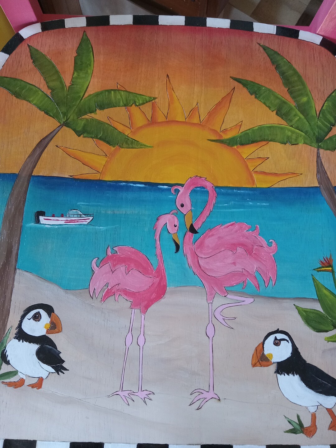 Bar Stools, Counter Height, Wood Bar Stools, Personalized, Painted ...