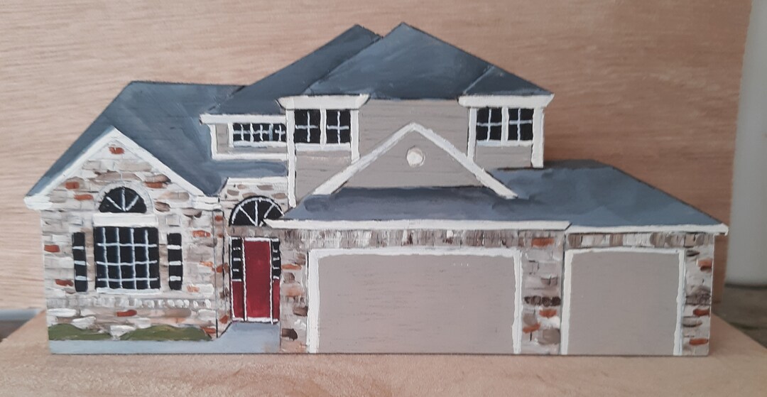 Custom Home Replica, Housewarming Gift, First Home Gift, Miniature of ...
