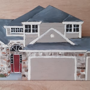 Custom Home Replica, Housewarming Gift, First Home Gift, Miniature of ...