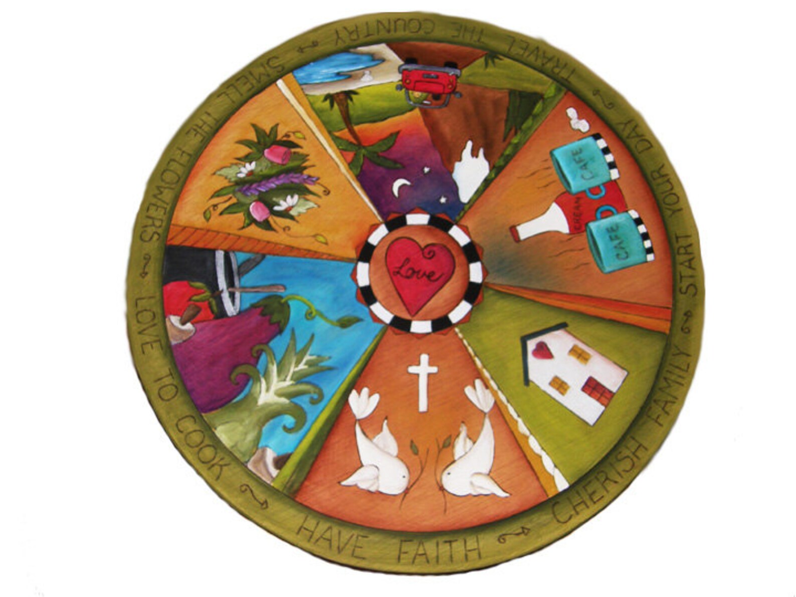 PAINTED LAZY SUSAN Custom Lazy Susan Wood Handcrafted - Etsy