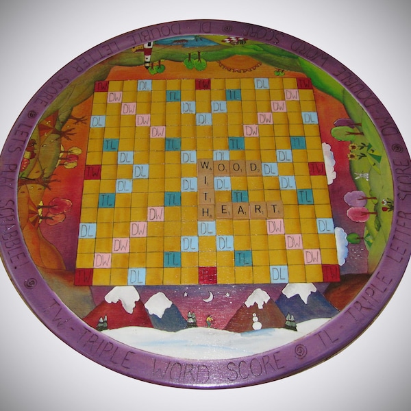 Wall Scrabble Board - Etsy