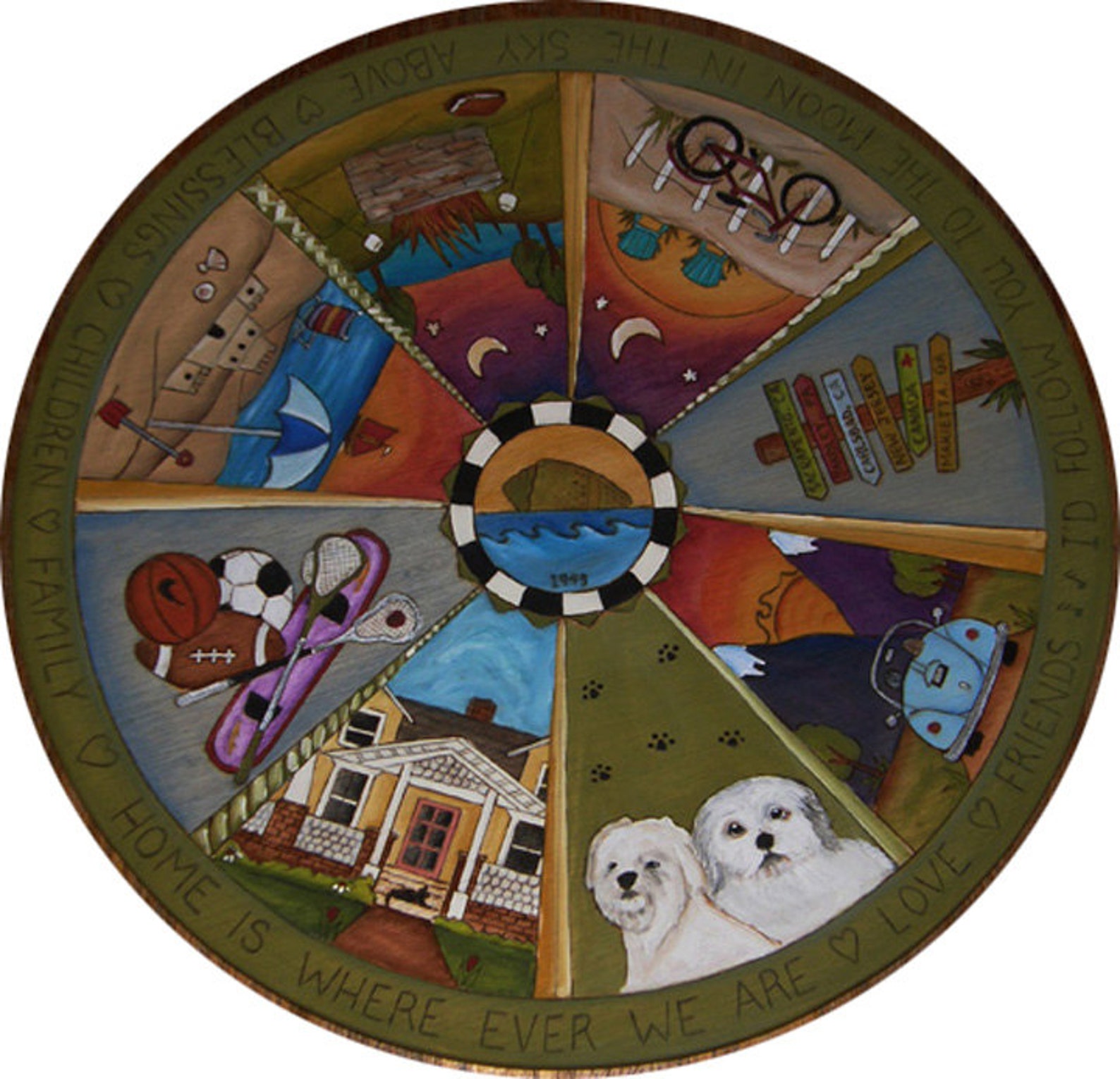 CUSTOMIZE YOUR OWN Wood Lazy Susan 20 Diameter Lazy | Etsy