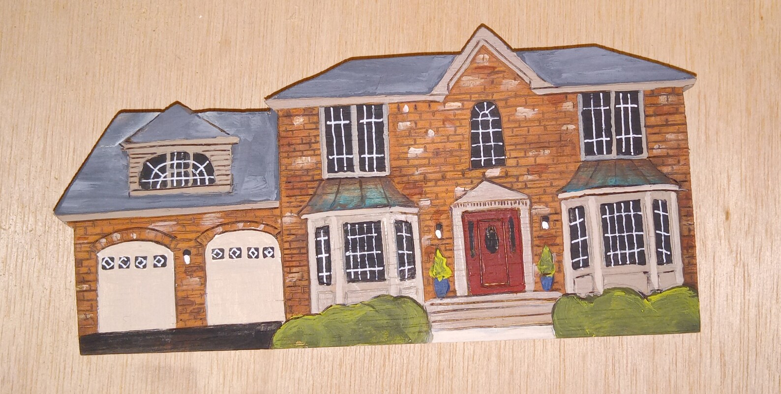 Handcrafted Home Replica, House Replica Ornament, Shelf Decor, First ...
