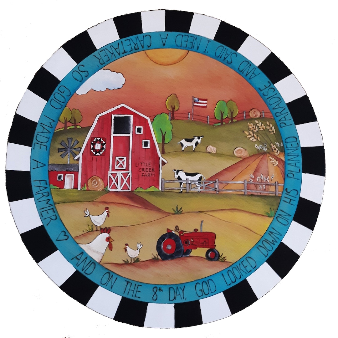 PAINTED LAZY SUSAN, Custom Lazy Susan, Wood, Handcrafted Gifts, Table ...