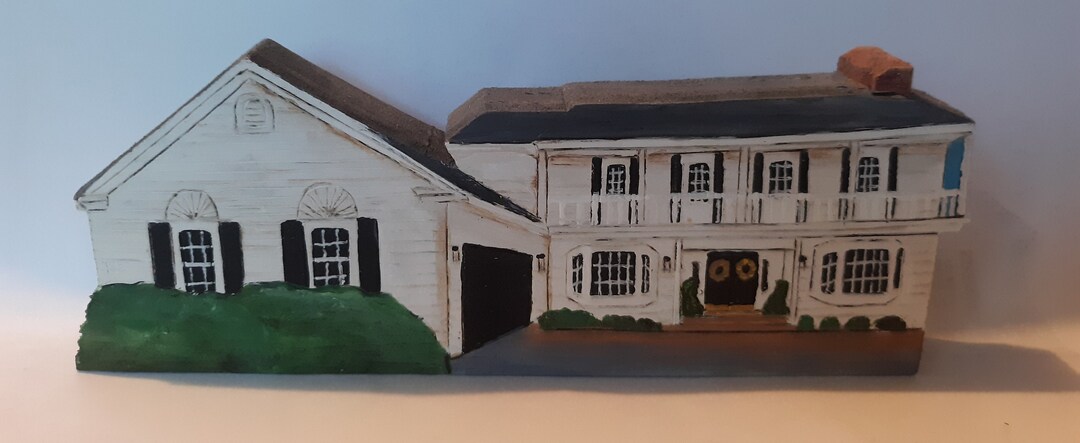 Custom Miniature Replica of Your Home Painted on Wood - Etsy