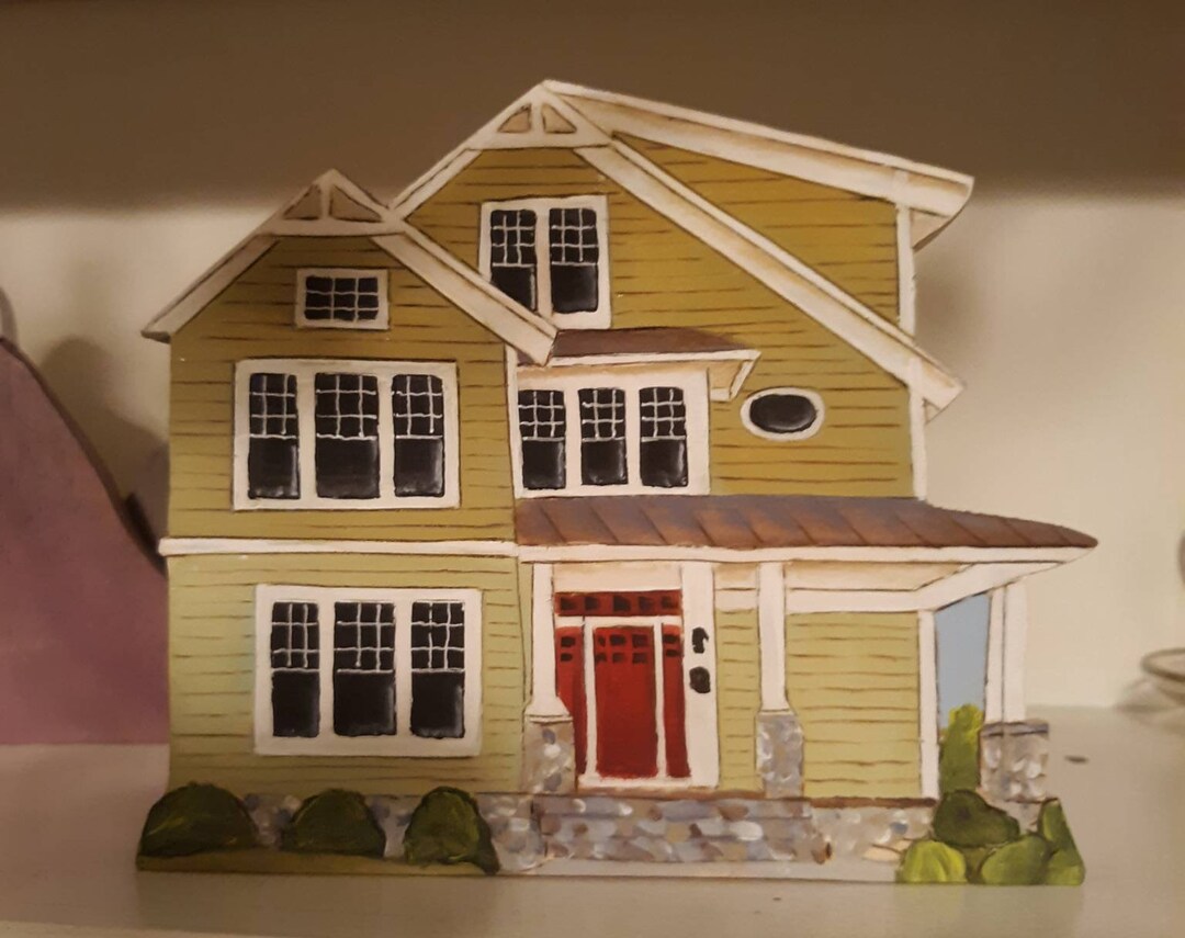 Custom Home Replica, Housewarming Gift, First Home Gift, Miniature ...