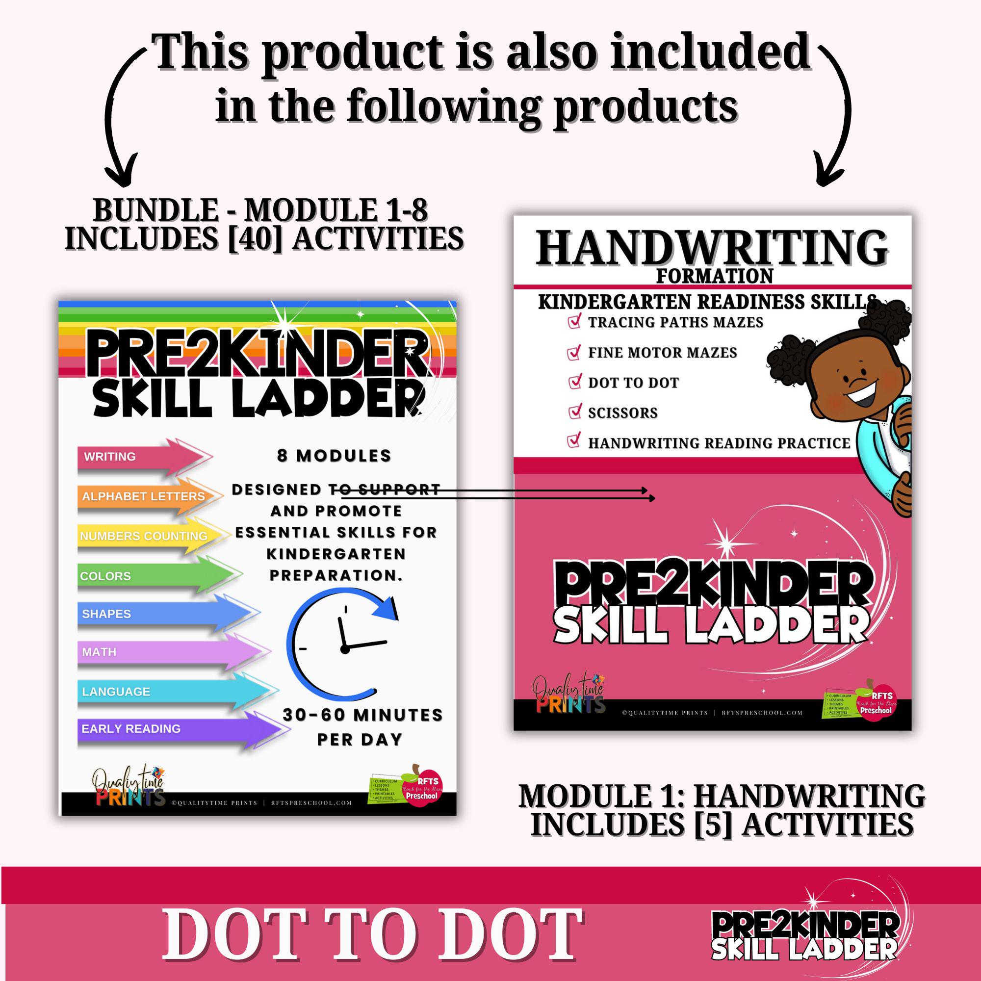 Dot to Dot Prekindergarten Activities | Number Sequencing 1-10 | Pre-k ...
