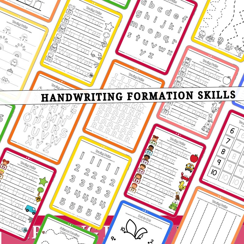 Pre-k Tracing Printables for Handwriting and Scissor Skills ...