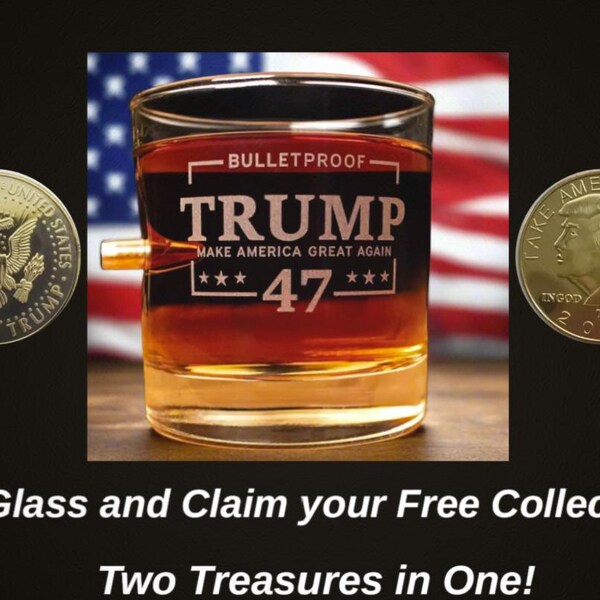 Trump Bulletproof Whiskey Glass - Etsy