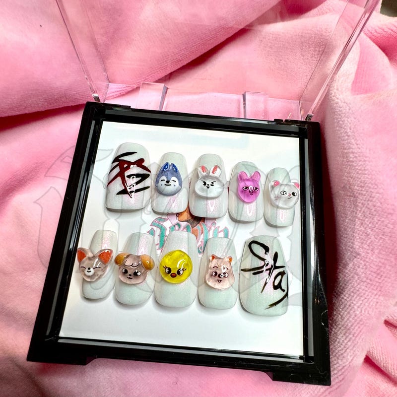 Stray Kids Nail Art - Etsy