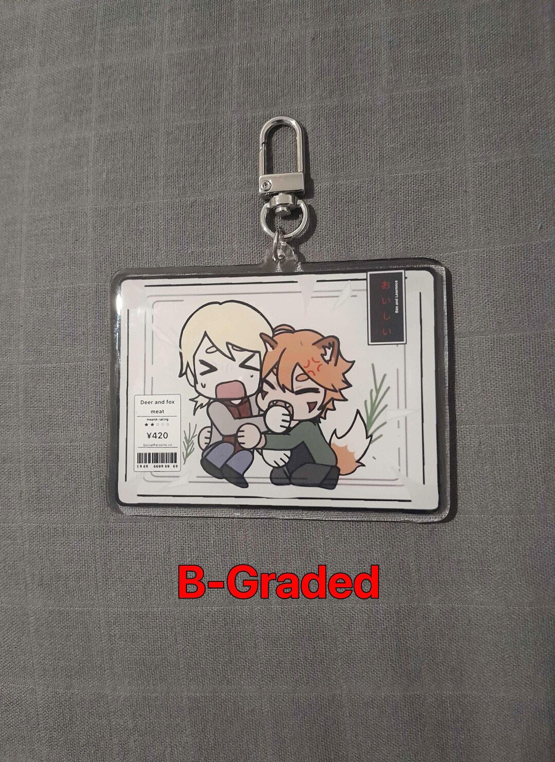 B-graded Lawrence Oleander Ren Hana BTD Keychain - Etsy