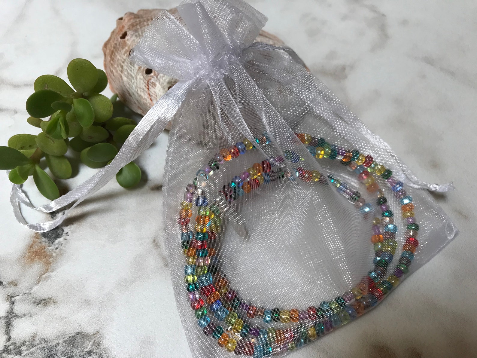 Fun & Frolic Multi-color Beaded Eyeglass Chain - Etsy