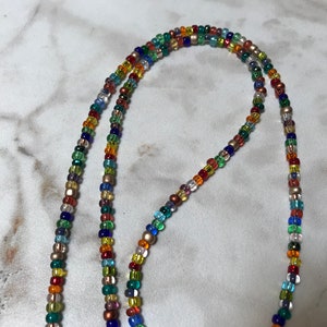 Fun & Frolic Multi-color Beaded Eyeglass Chain - Etsy