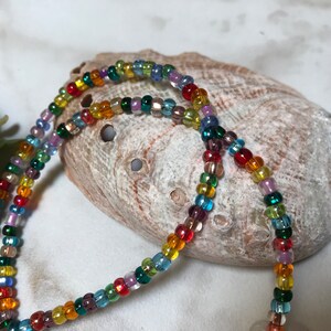 Fun & Frolic Multi-color Beaded Eyeglass Chain - Etsy
