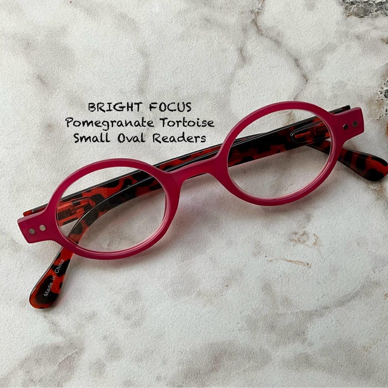 Bright Red Glasses - Etsy