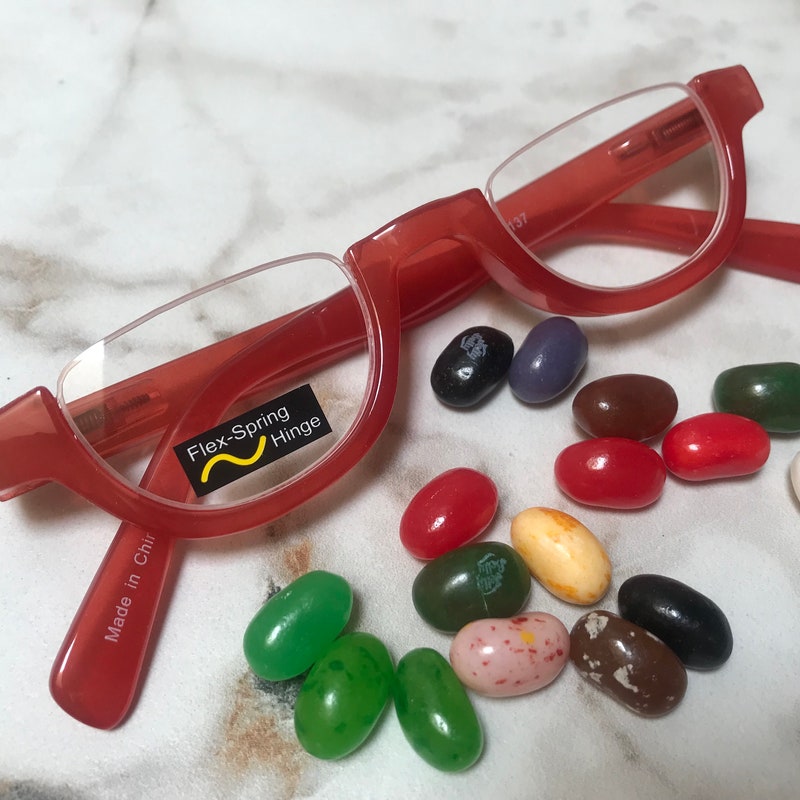 1/2 Frame Reading Glasses - Etsy