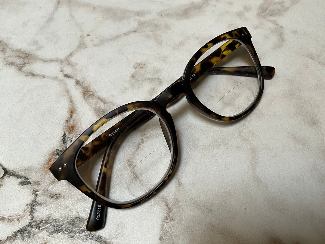 THE OFFICE Bifocal Clear Lens Tortoise Reading Glasses - Etsy